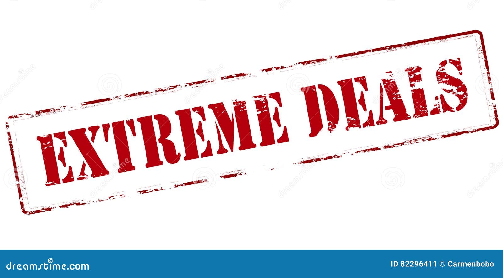 Extreme deals stock vector. Illustration of stamp, symbol - 82296411