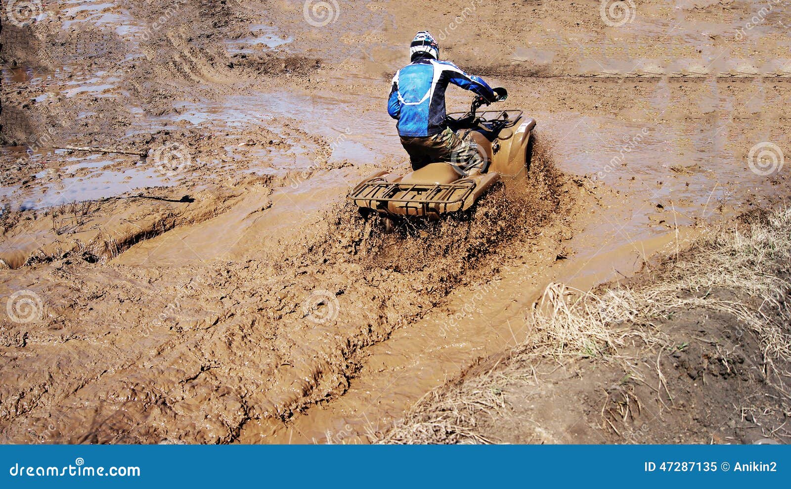 Extreme driving ATV. stock image. Image of risk, dirty - 47287135