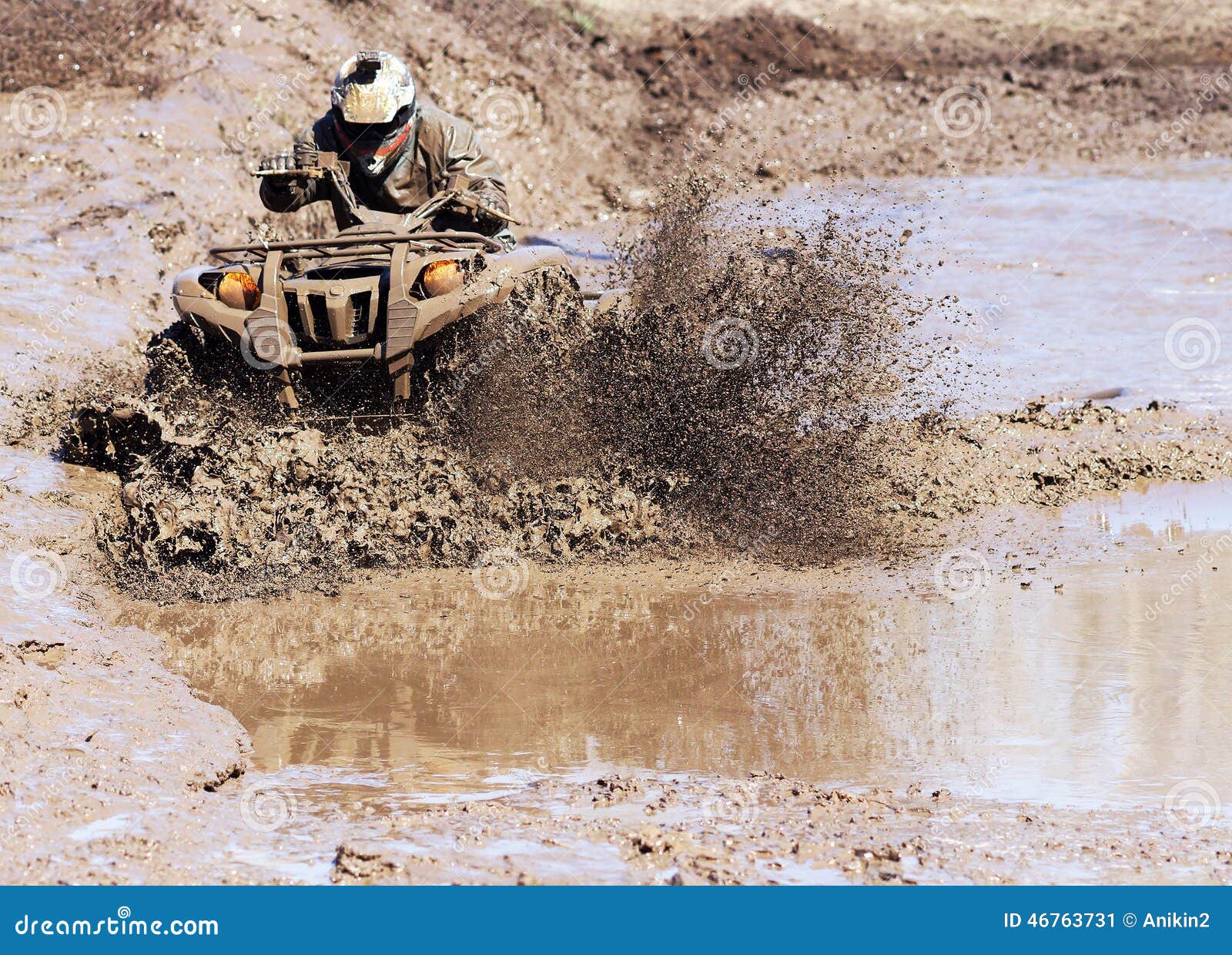 Extreme driving ATV. stock image. Image of danger, roads - 46763731