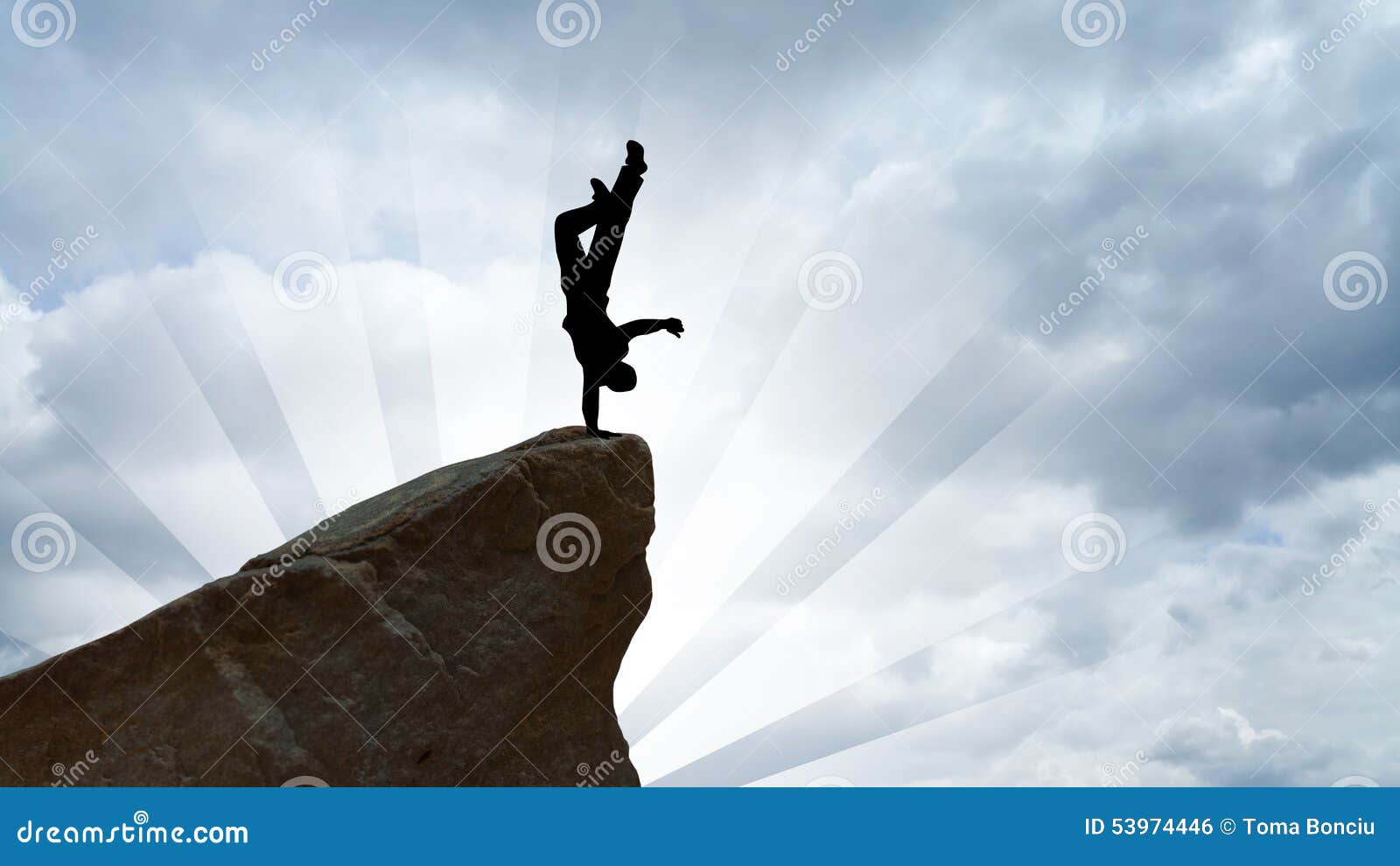 Extreme exercise stock photo. Image of hang, male, nature - 53974446