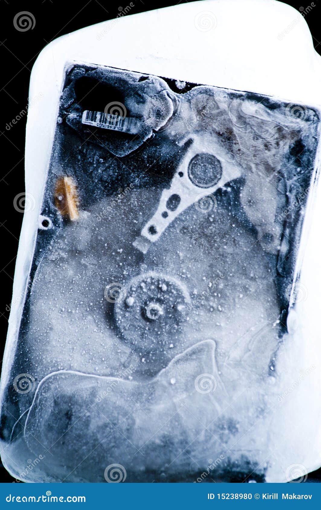 Extreme hard drive cooling stock photo. Image of cool - 15238980