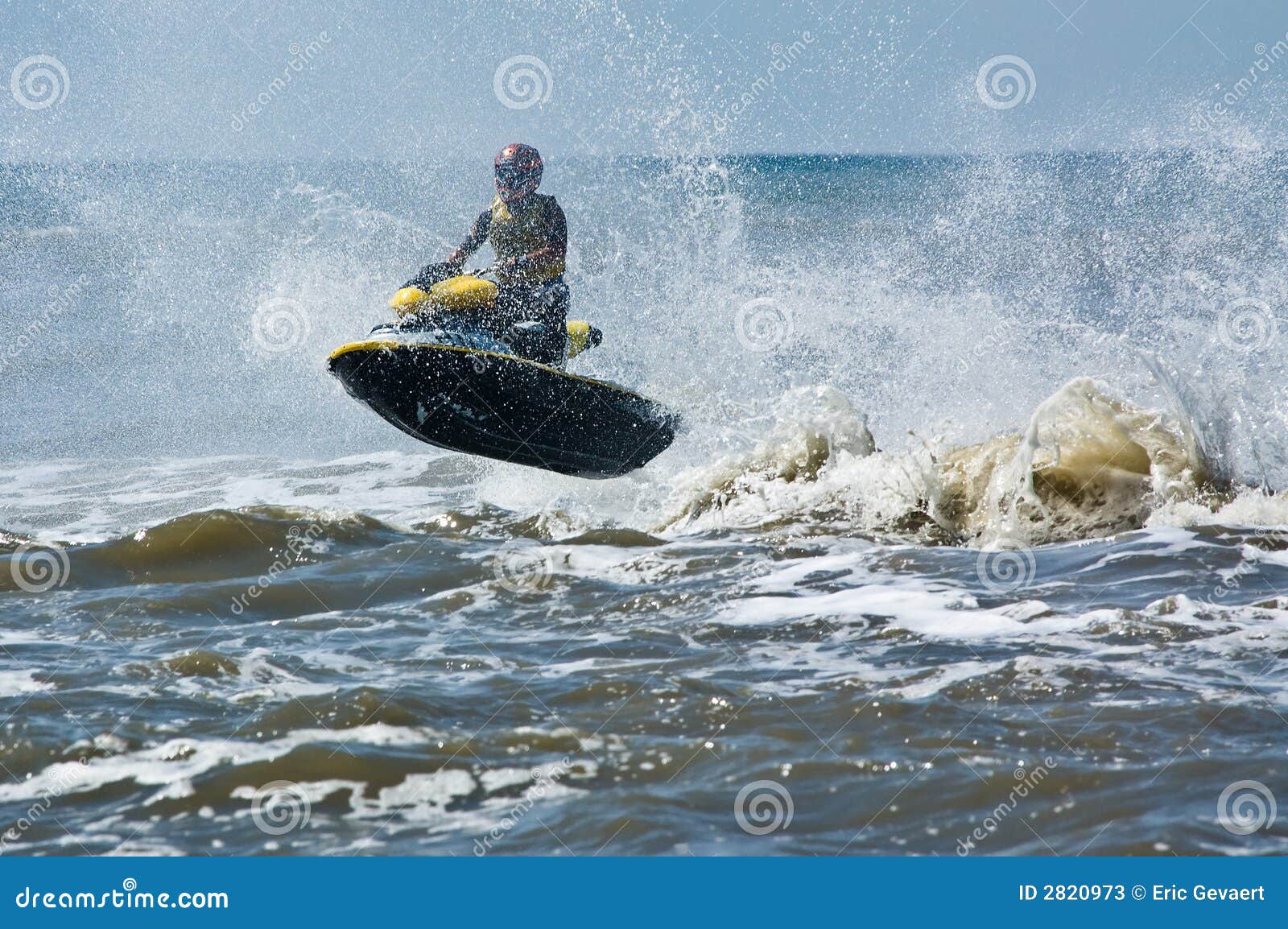 Extreme Jet-ski Watersports Stock Image - Image of boating, lake: 2820973