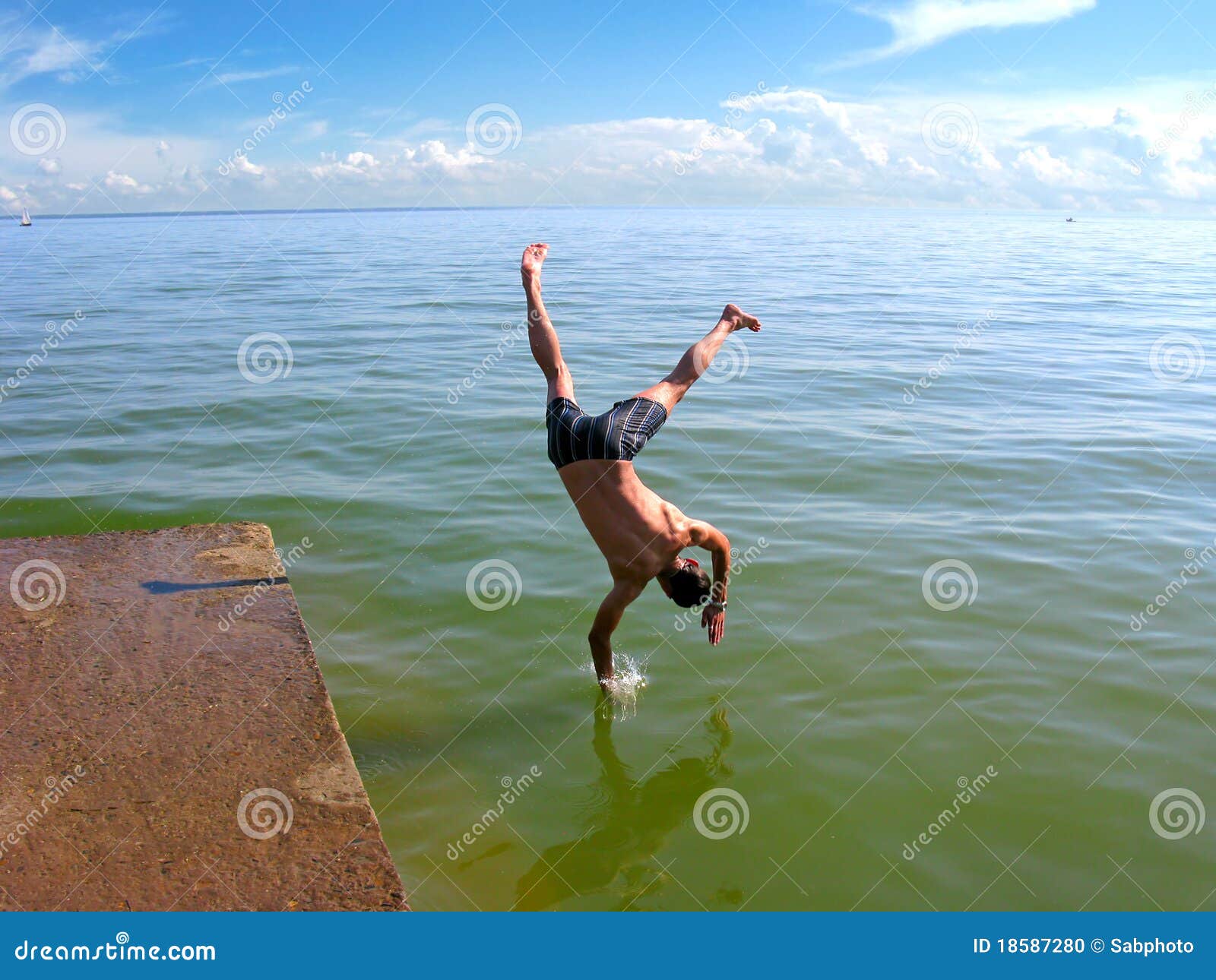 Extreme jumping stock photo. Image of falling, male, healthy - 18587280