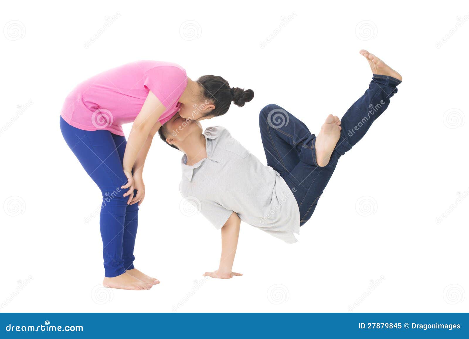 Extreme kiss stock image. Image of affectionate, kissing - 27879845