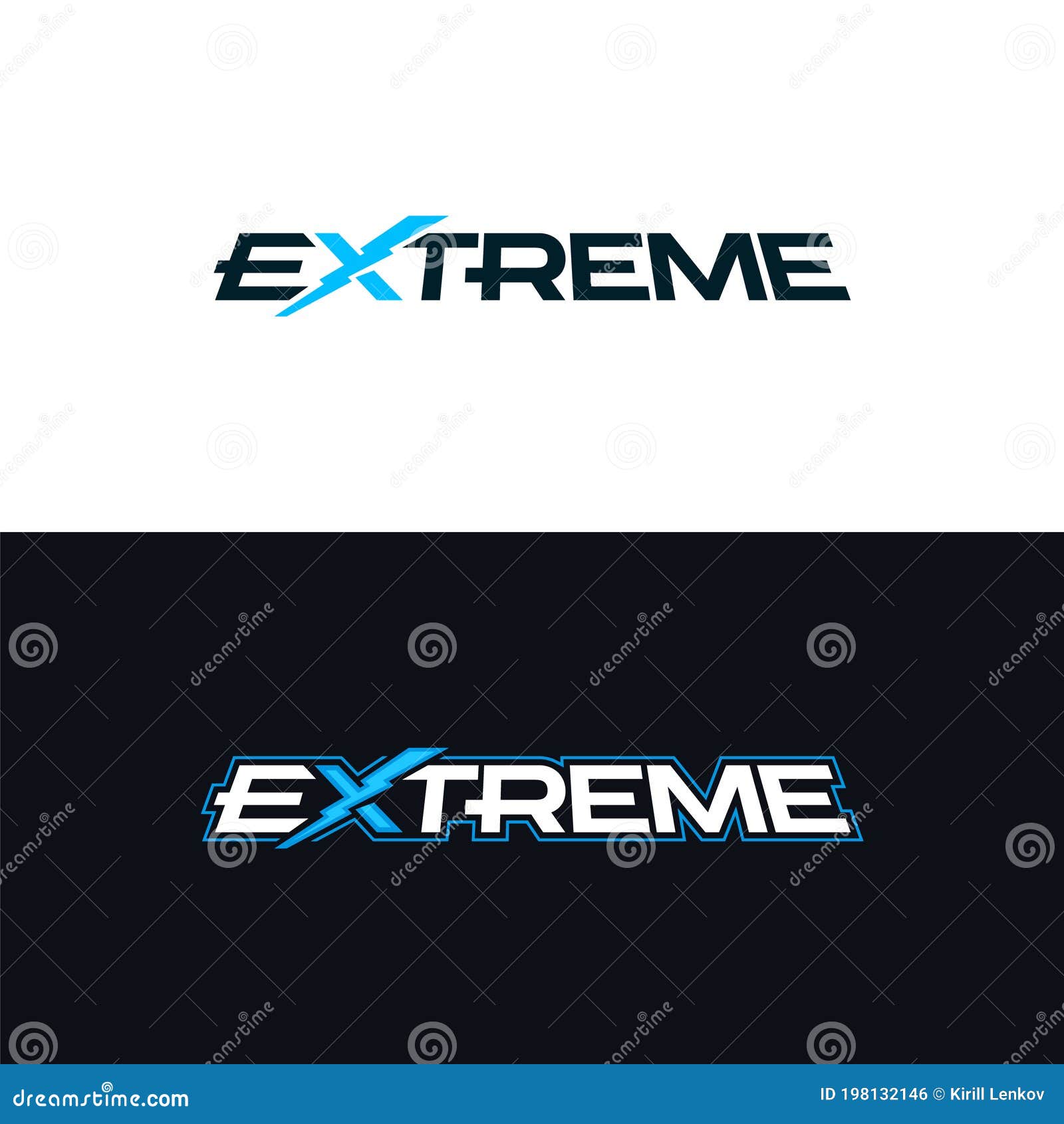 Extreme Logo. Logotype with the Word Extreme Stock Vector ...