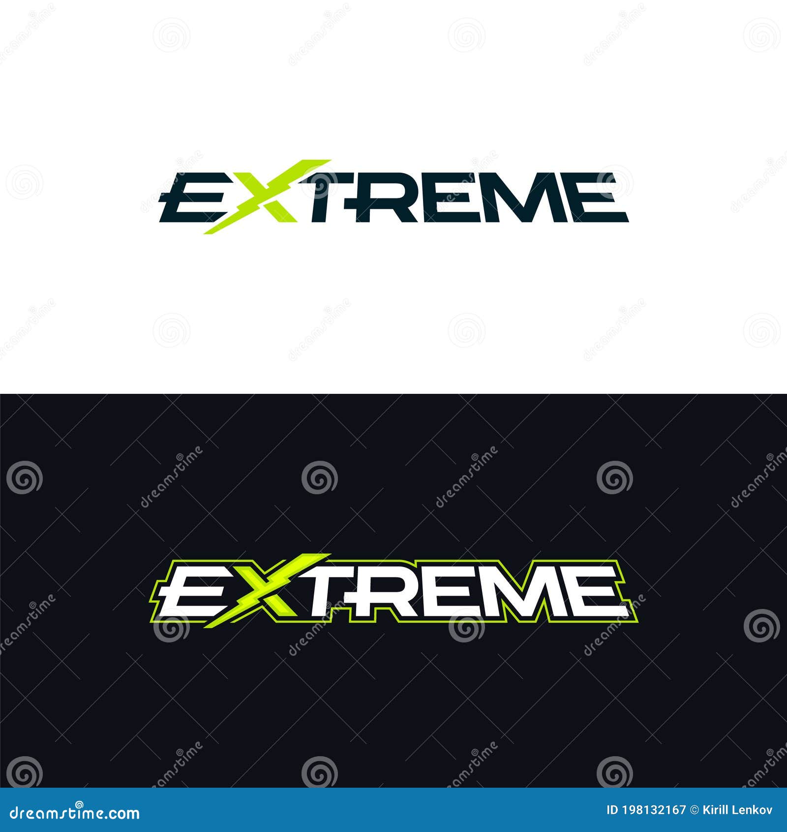 Extreme Logo. Logotype With The Word Extreme. Vector Design ...