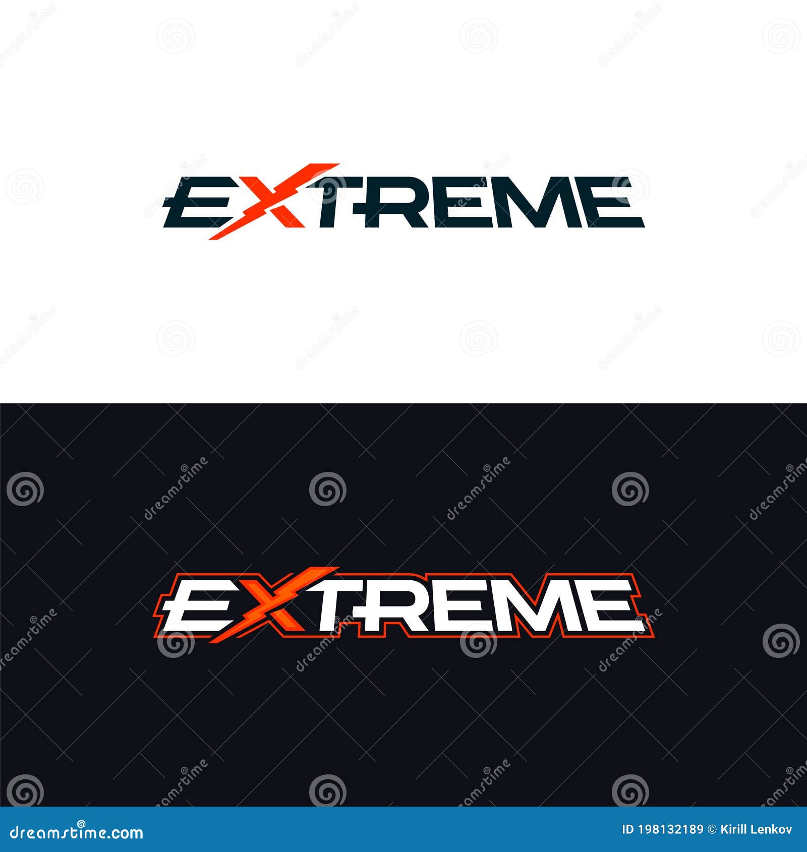 Extreme Logo. Logotype with the Word Extreme Stock Vector ...
