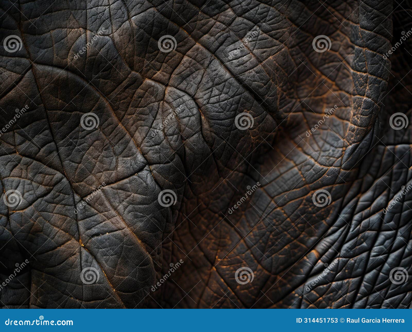 Extreme Macro Shot of Elephant Hide Texture Stock Illustration ...