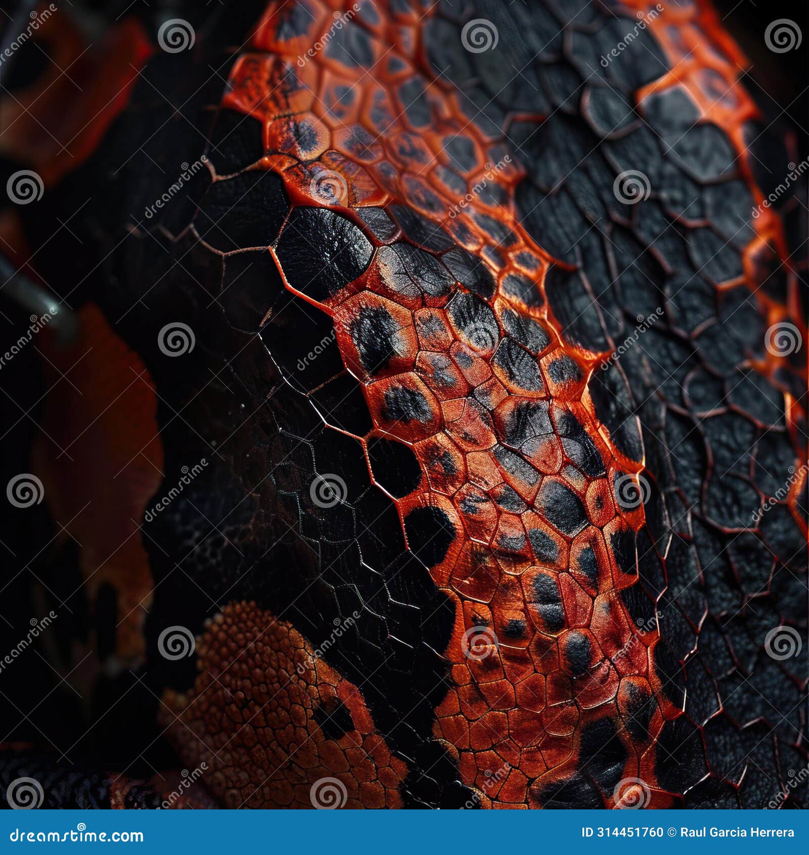 Extreme Macro Shot of Poisonous Frog Skin Texture Stock Illustration ...