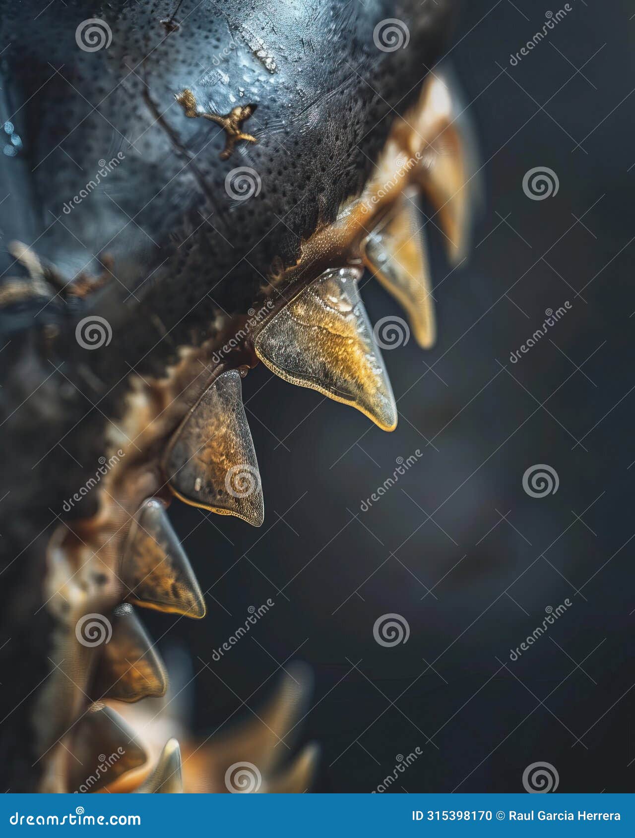 Extreme Macro Shot Of Crystalline Structures Of Frost Texture Royalty ...