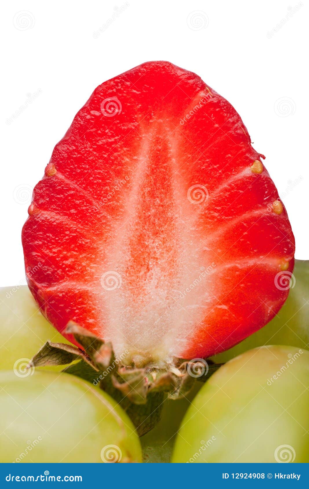 Extreme Macro Shot of a Strawberry Stock Photo - Image of path ...