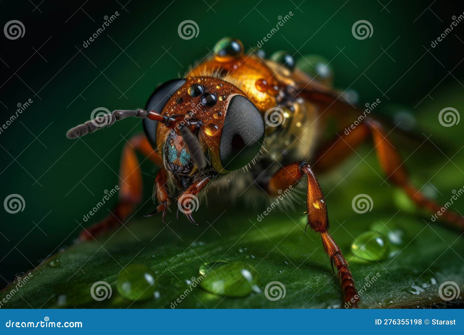 Extreme Macro, Very Sharp and Detailed Insect Closeup, AI Generated ...