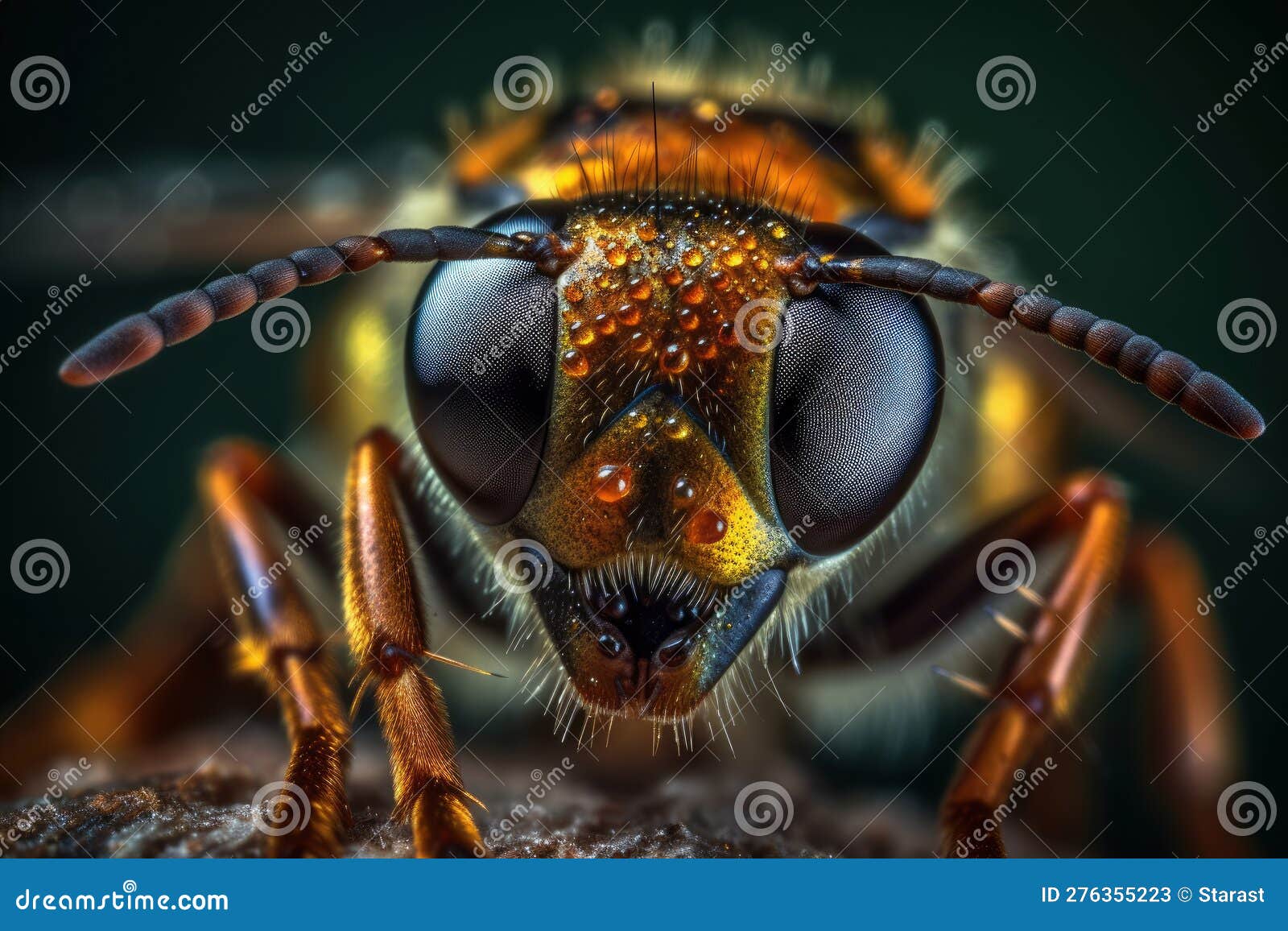 Extreme Macro, Very Sharp and Detailed Insect Closeup, AI Generated ...