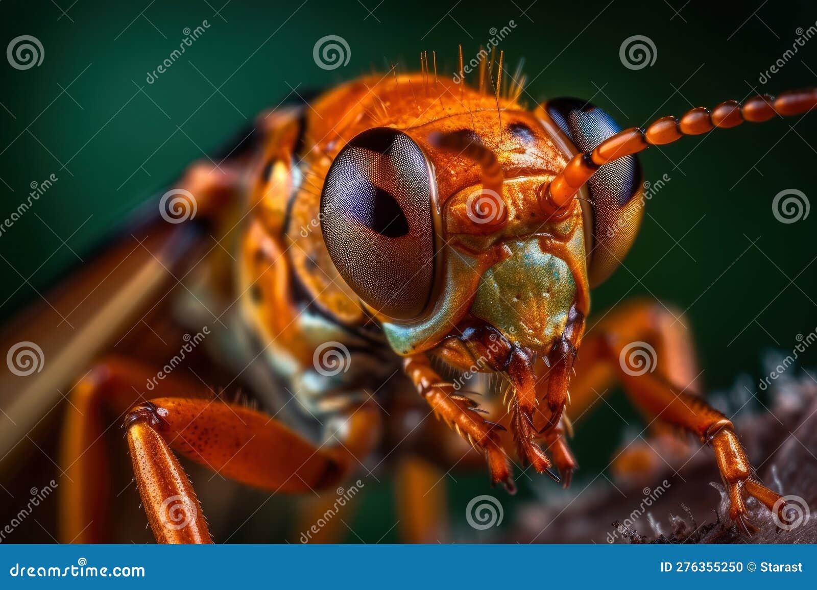 Extreme Macro, Very Sharp And Detailed Insect Closeup, AI Generated ...