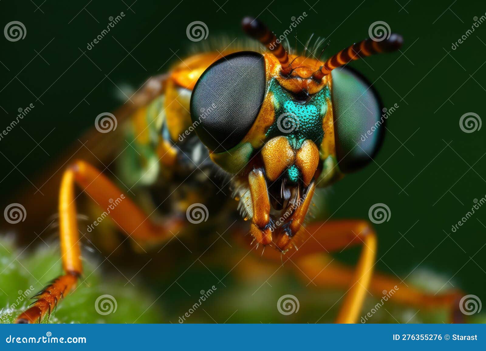 Extreme Macro, Very Sharp and Detailed Insect Closeup, AI Generated ...