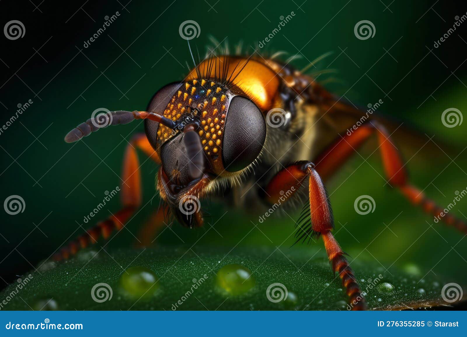 Extreme Macro, Very Sharp and Detailed Insect Closeup, AI Generated ...