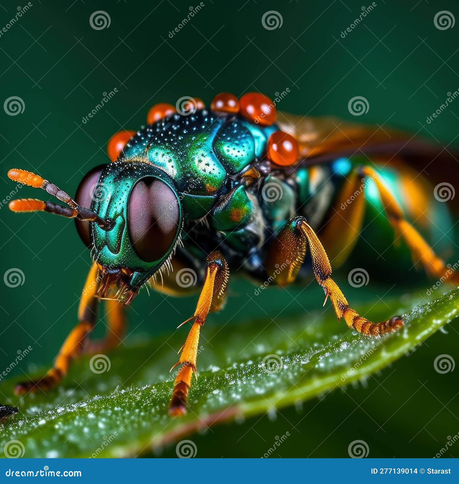 Extreme Macro, Very Sharp and Detailed Insect Closeup, AI Generated ...