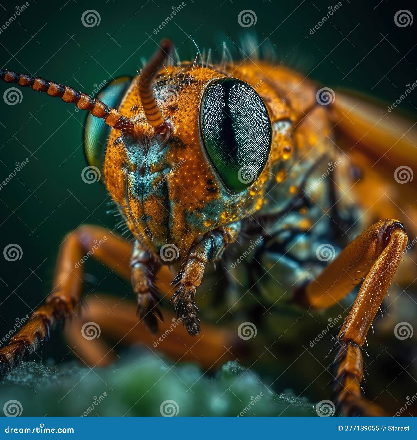 Extreme Macro, Very Sharp and Detailed Insect Closeup, AI Generated ...