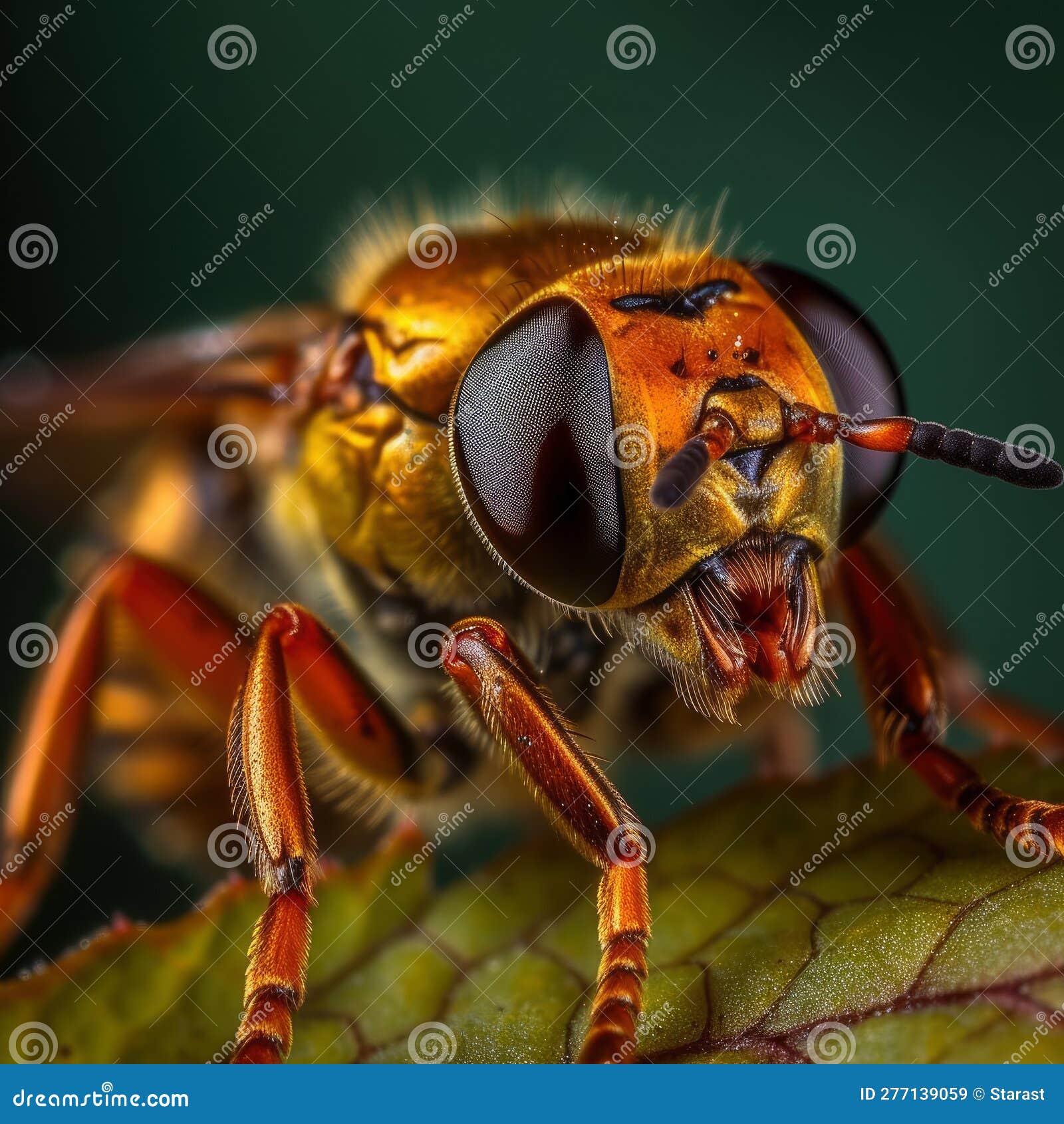 Extreme Macro, Very Sharp and Detailed Insect Closeup, AI Generated ...