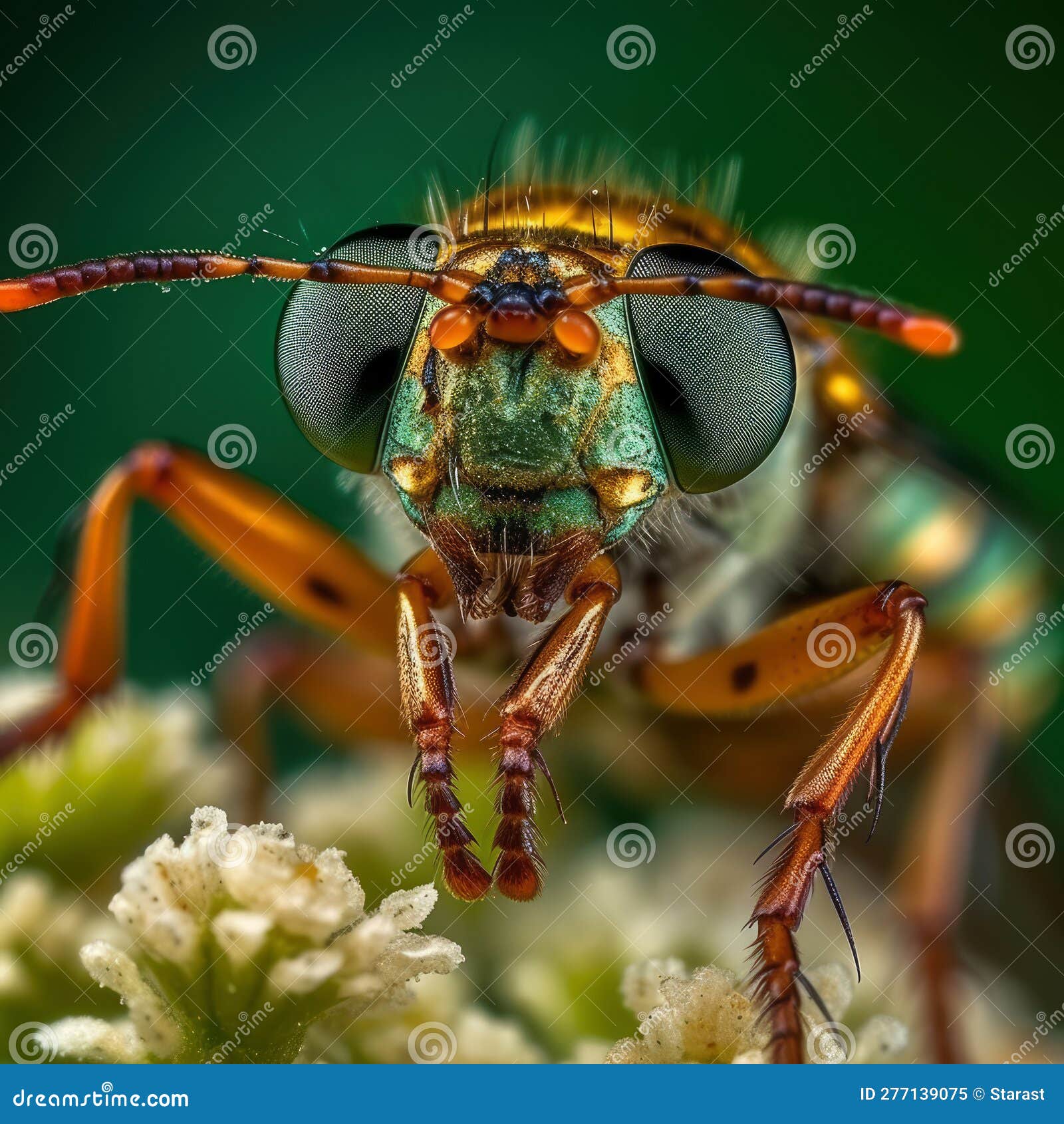 Extreme Macro, Very Sharp and Detailed Insect Closeup, AI Generated ...