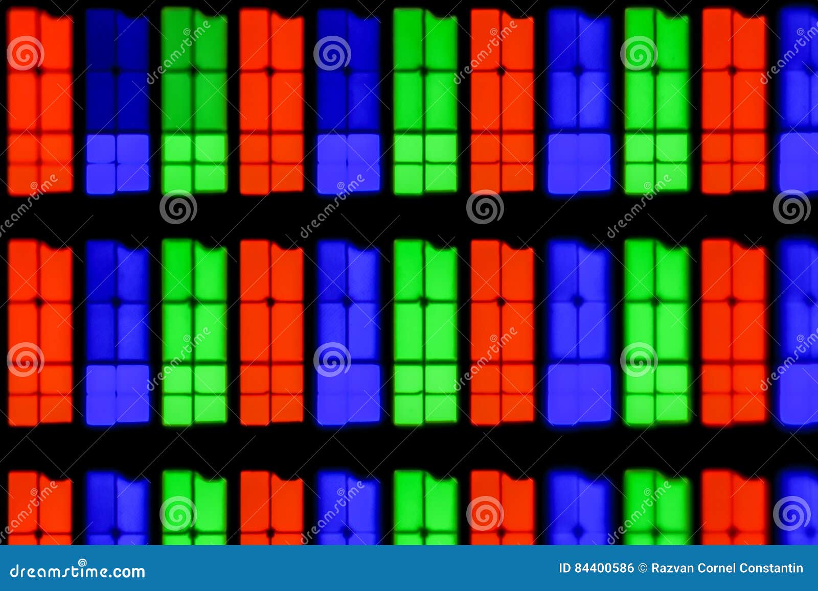 Extreme Magnification - RGB, IPS Screen at 20x Stock Photo - Image of ...