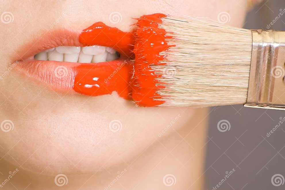 Extreme makeup stock photo. Image of smooth, overdo, skin - 5610946