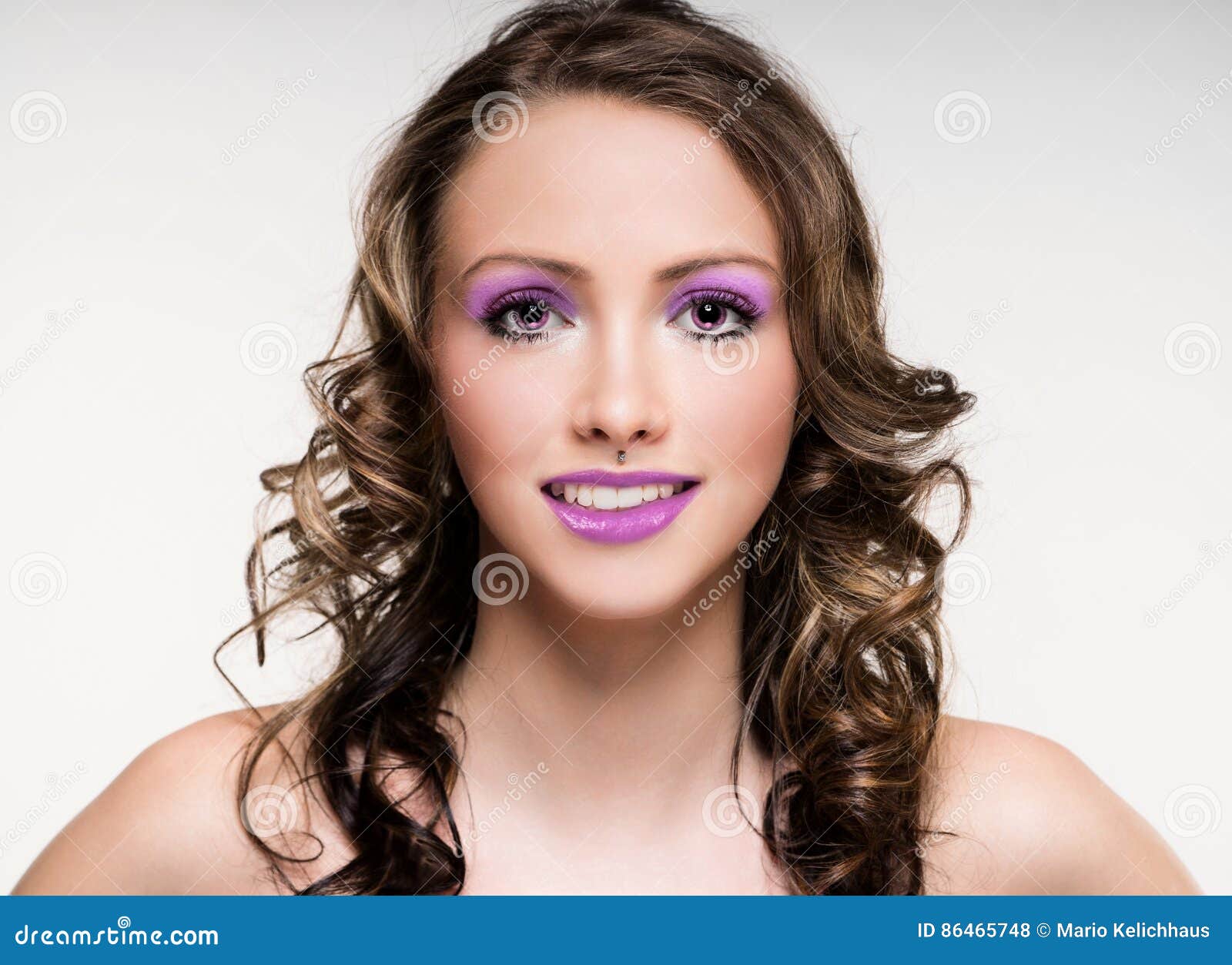 Extreme Makeup stock photo. Image of pretty, portrait - 86465748