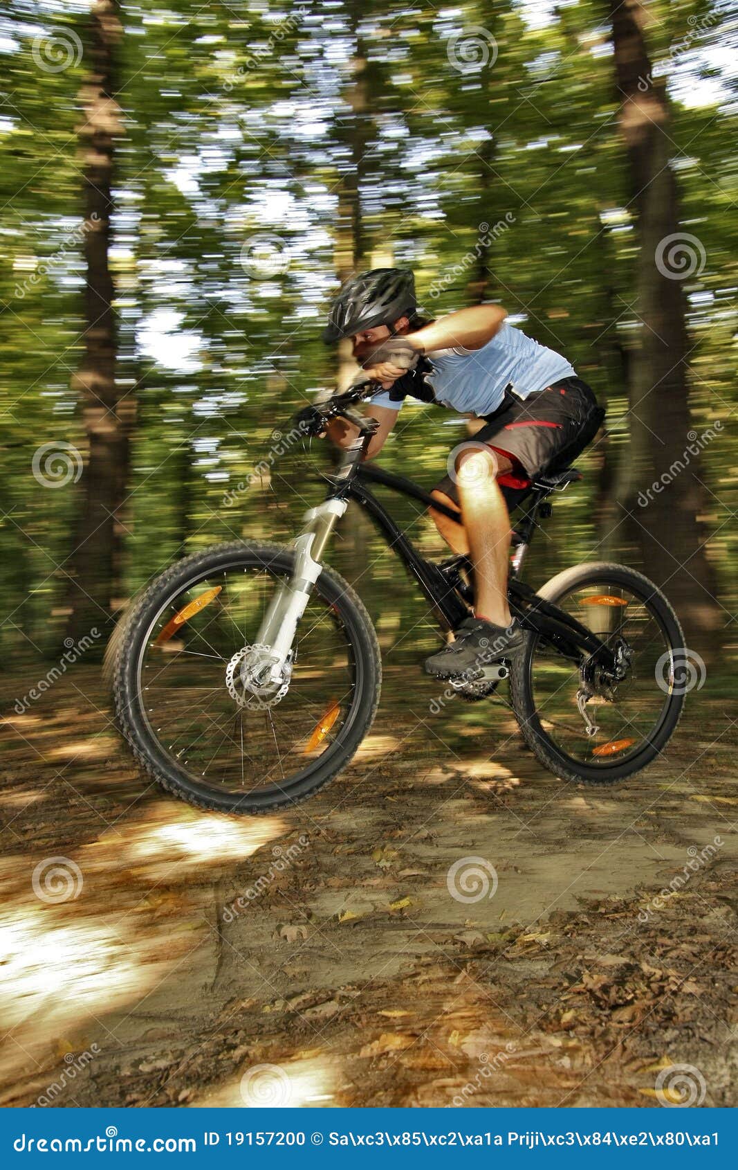 Extreme MTB cyclist stock photo. Image of cyclist, hobby - 19157200