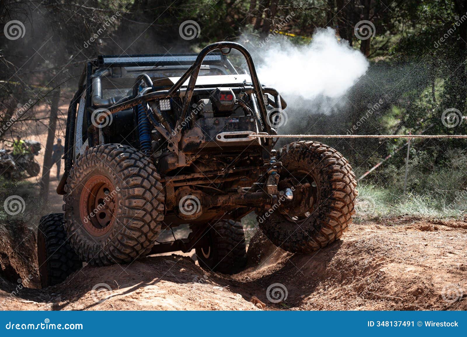 Broken Prototype Pulled Using Winch Editorial Photo - Image of ...