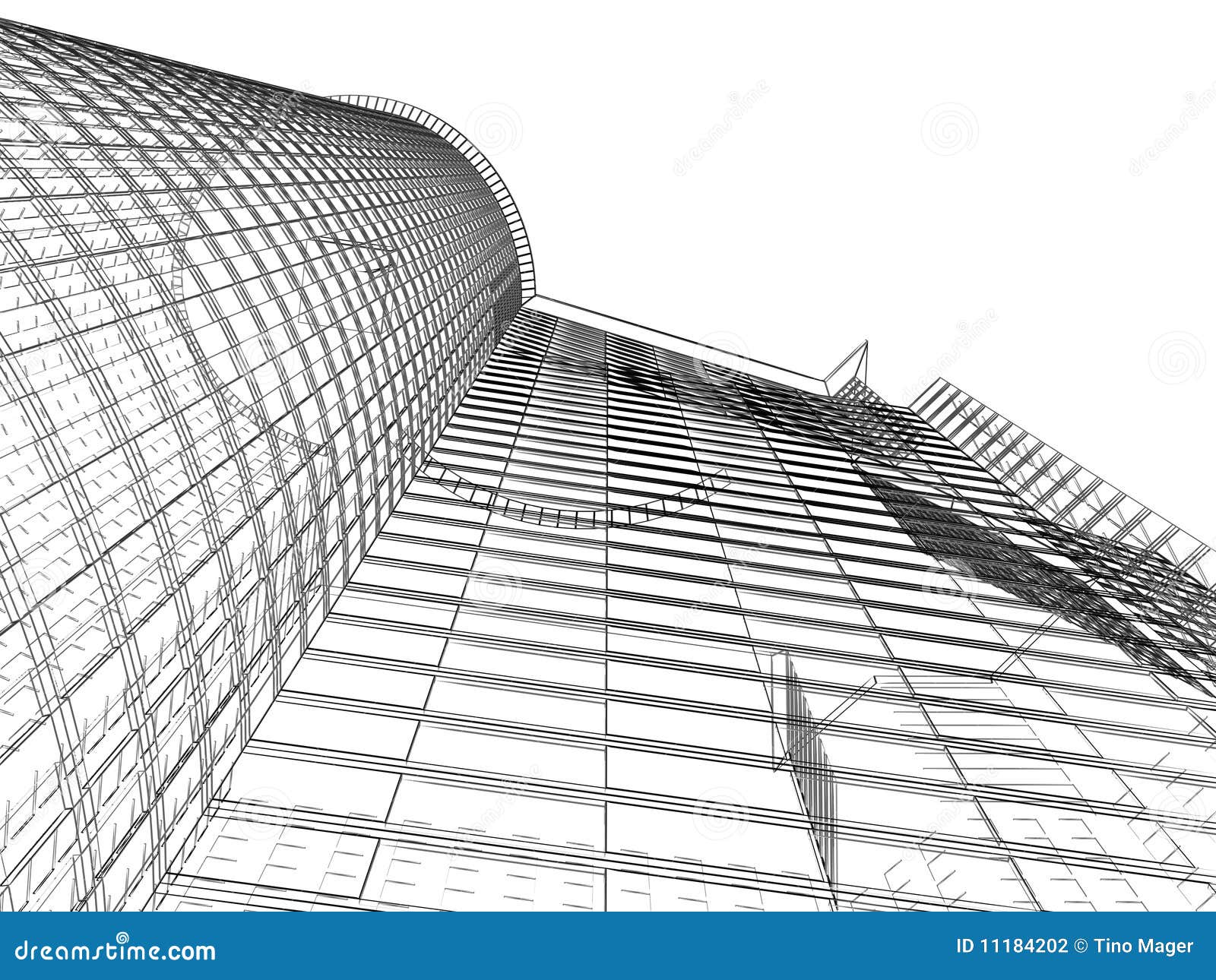 Extreme Perspective Background Stock Illustration - Illustration of ...