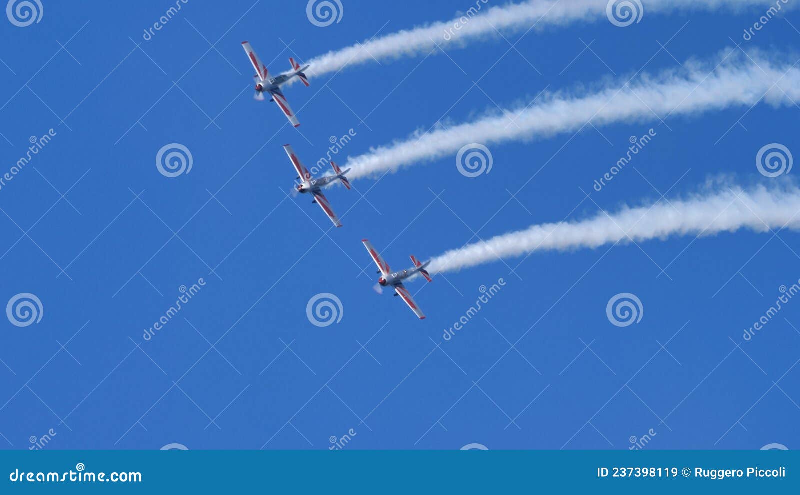 Extreme Planes in Acrobatic Demonstration. Teamwork for Results Concept ...