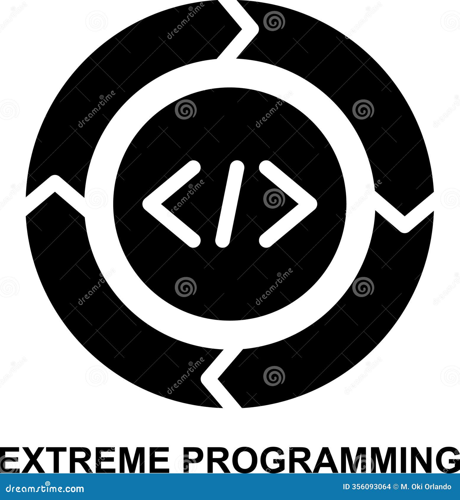 Extreme Programming Sdlc Programming Coding Software Development Agile Solid Glyph Icon