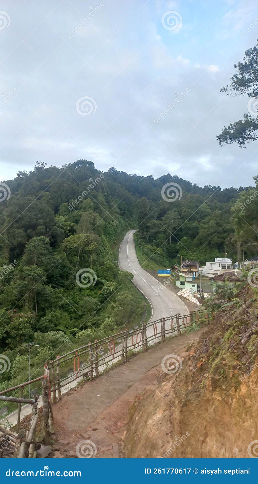Extreme Road from Lebak Regency, Banten Stock Image - Image of banten ...