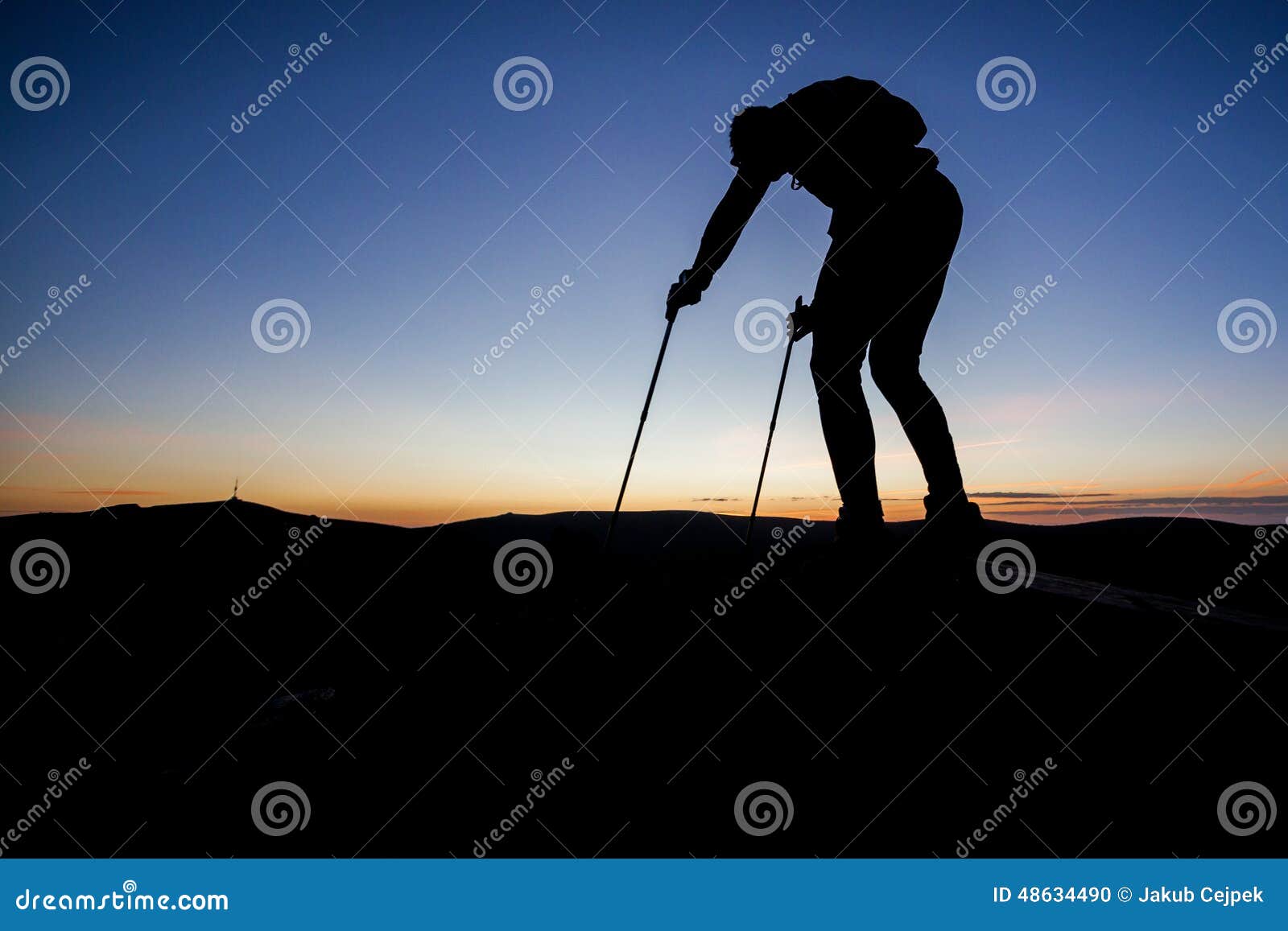 Extreme running stock photo. Image of night, nature, sunrise - 48634490