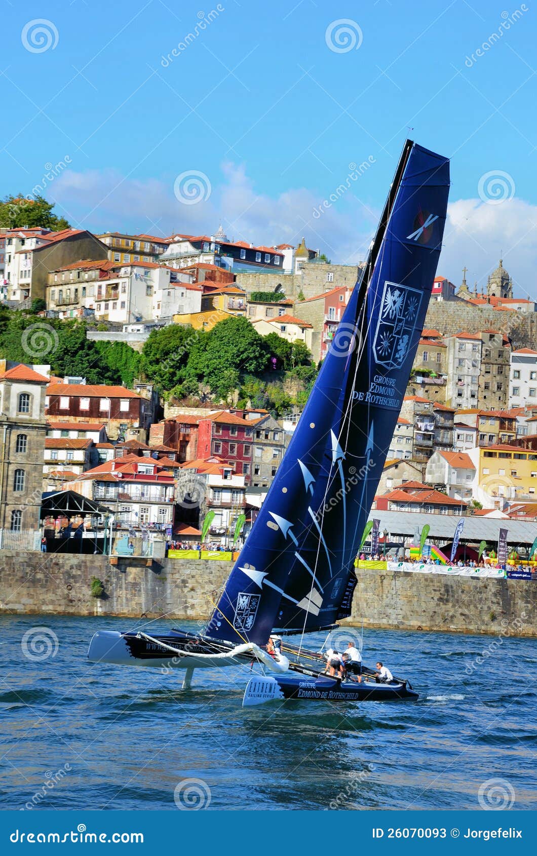 Extreme Sailing Series Porto July 2012 Editorial Stock Photo - Image of ...