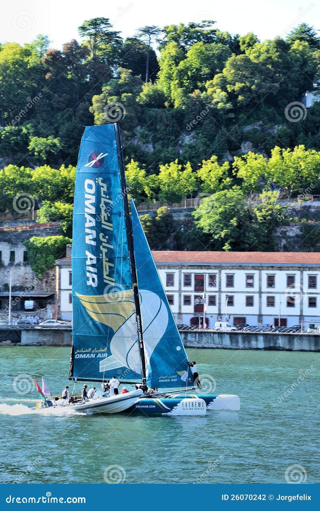 Extreme Sailing Series Porto July 2012 Editorial Photography - Image of ...