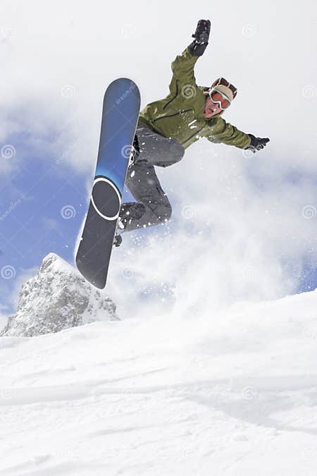 Extreme snowboarding stock photo. Image of freestyle, balance - 4773364