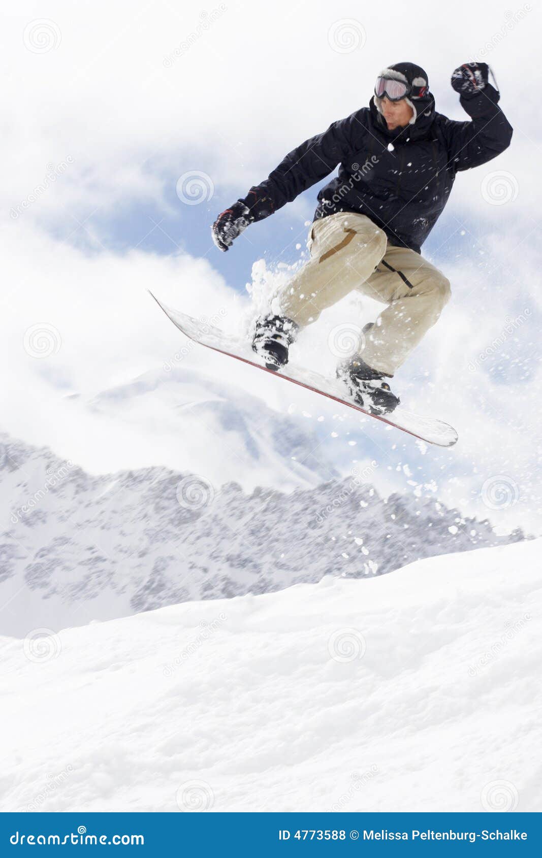 Extreme snowboarding stock photo. Image of mountains, fast - 4773588