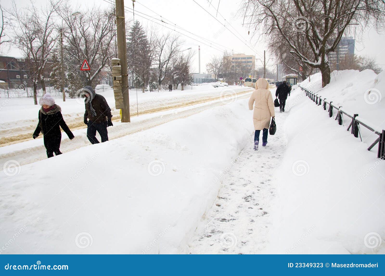 Extreme Snowfall - Heavy Snowfall Editorial Stock Photo - Image of cool ...