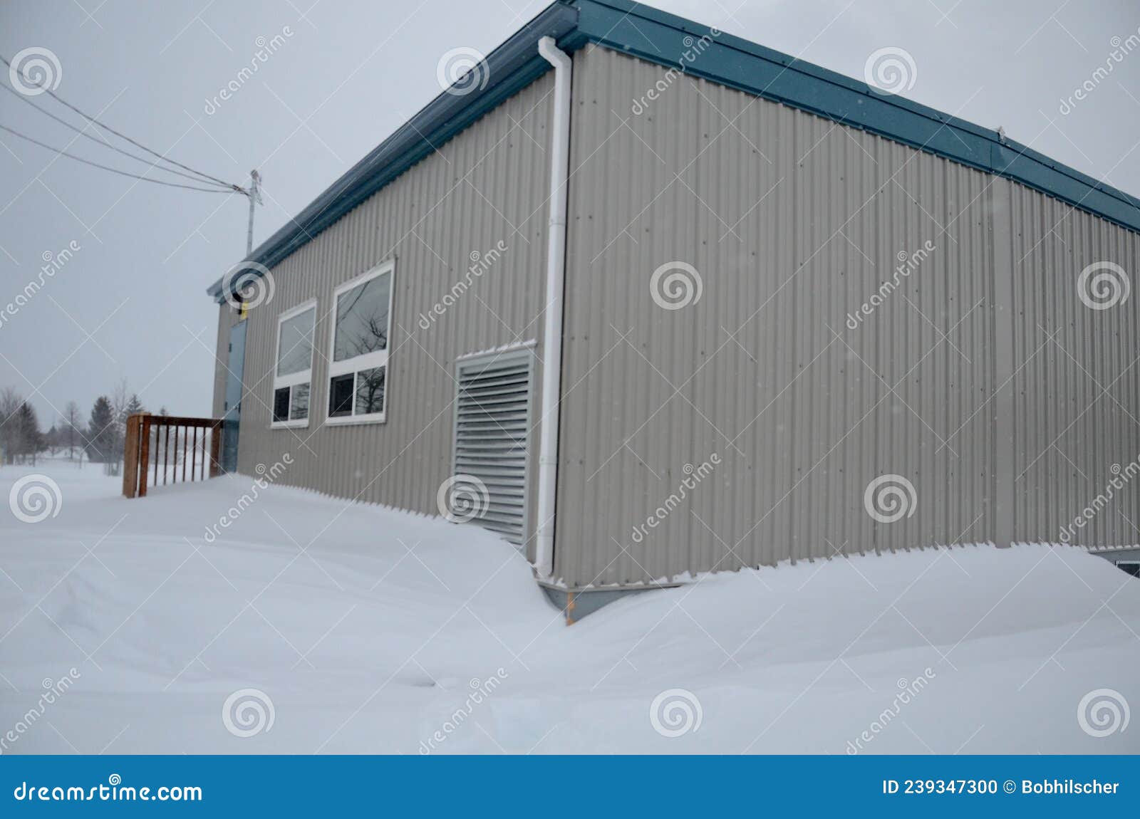 Extreme Snowfall during Snowstorm in Toronto Stock Photo - Image of ...