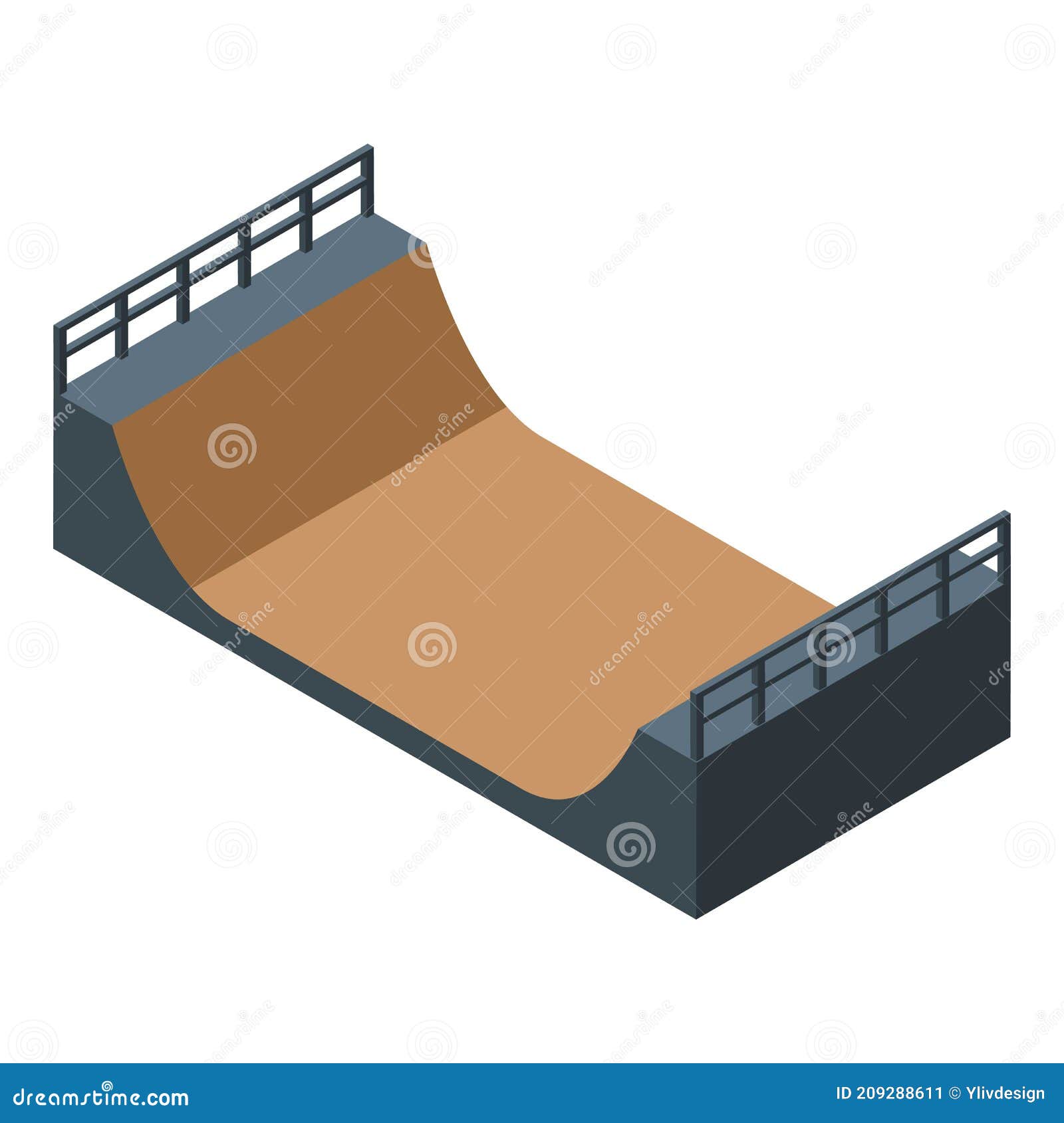 Extreme Sport Ramp Icon, Isometric Style Stock Vector - Illustration of ...