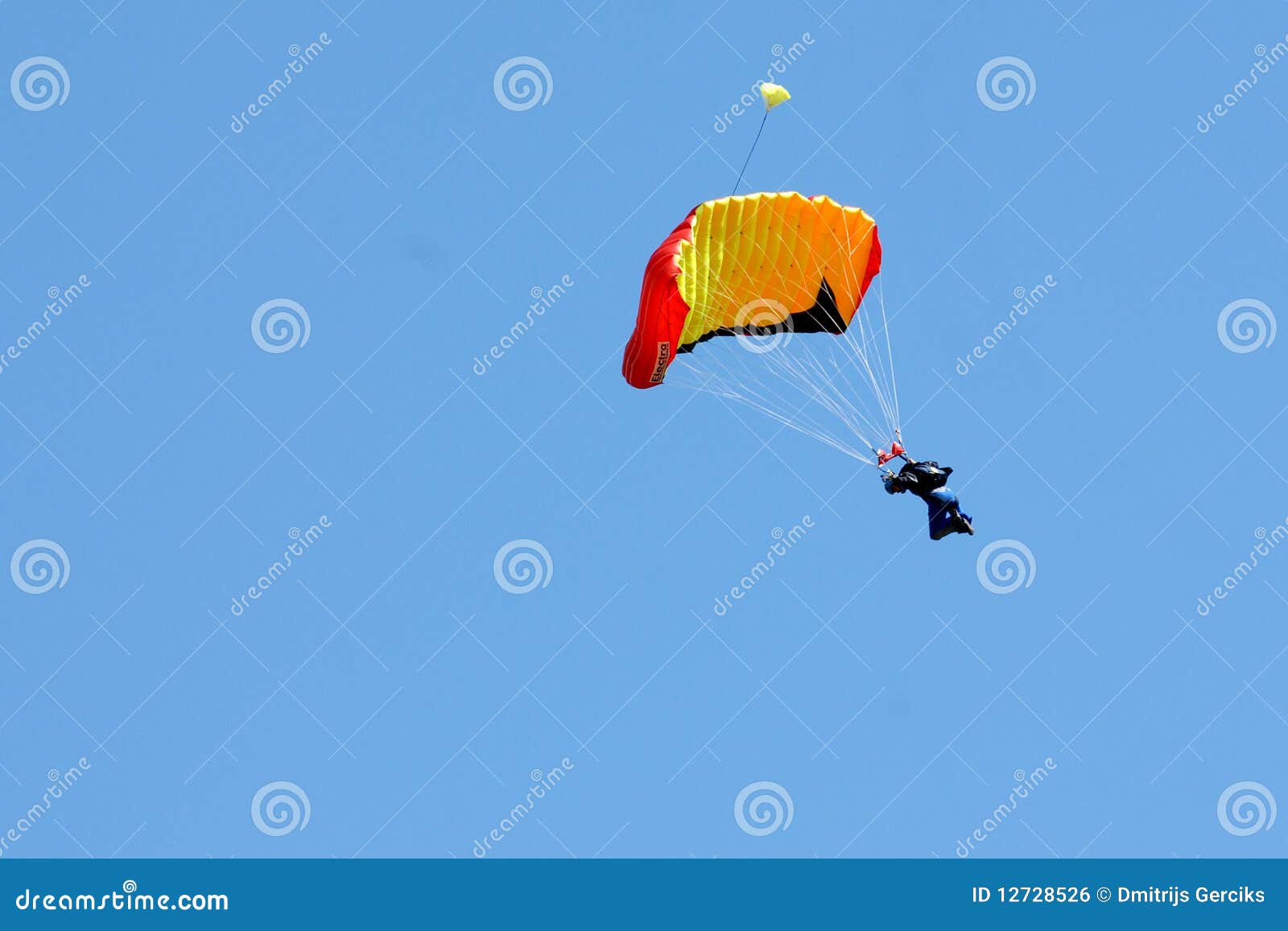 Extreme Sports. Parachuting Stock Photo - Image of freestyle, mountain ...
