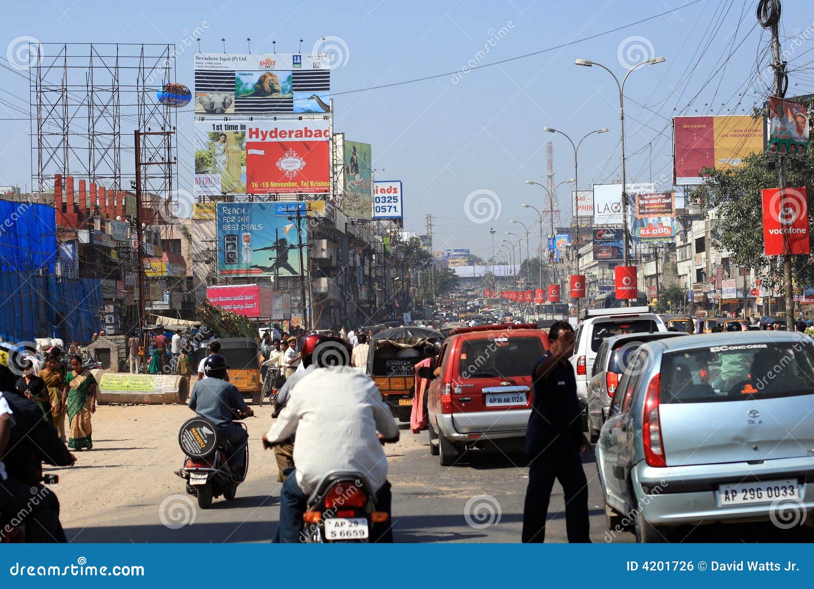 Extreme Traffic in Hyderabad, India Editorial Photo - Image of autos ...