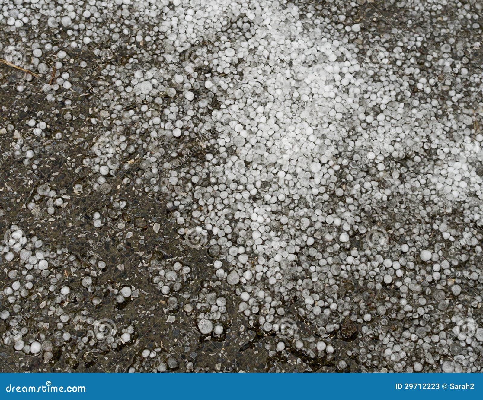 Hail - Hailstones in the Road, Weather Background Stock Image - Image ...