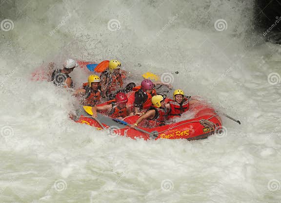 Extreme Whitewater Rafting editorial photography. Image of zealand ...