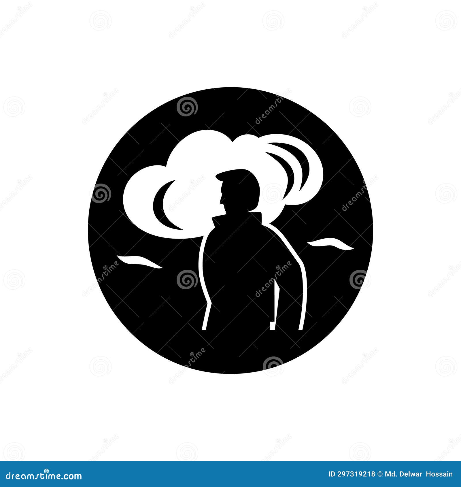 Extreme Wind Chill Icon stock vector. Illustration of cold - 297319218