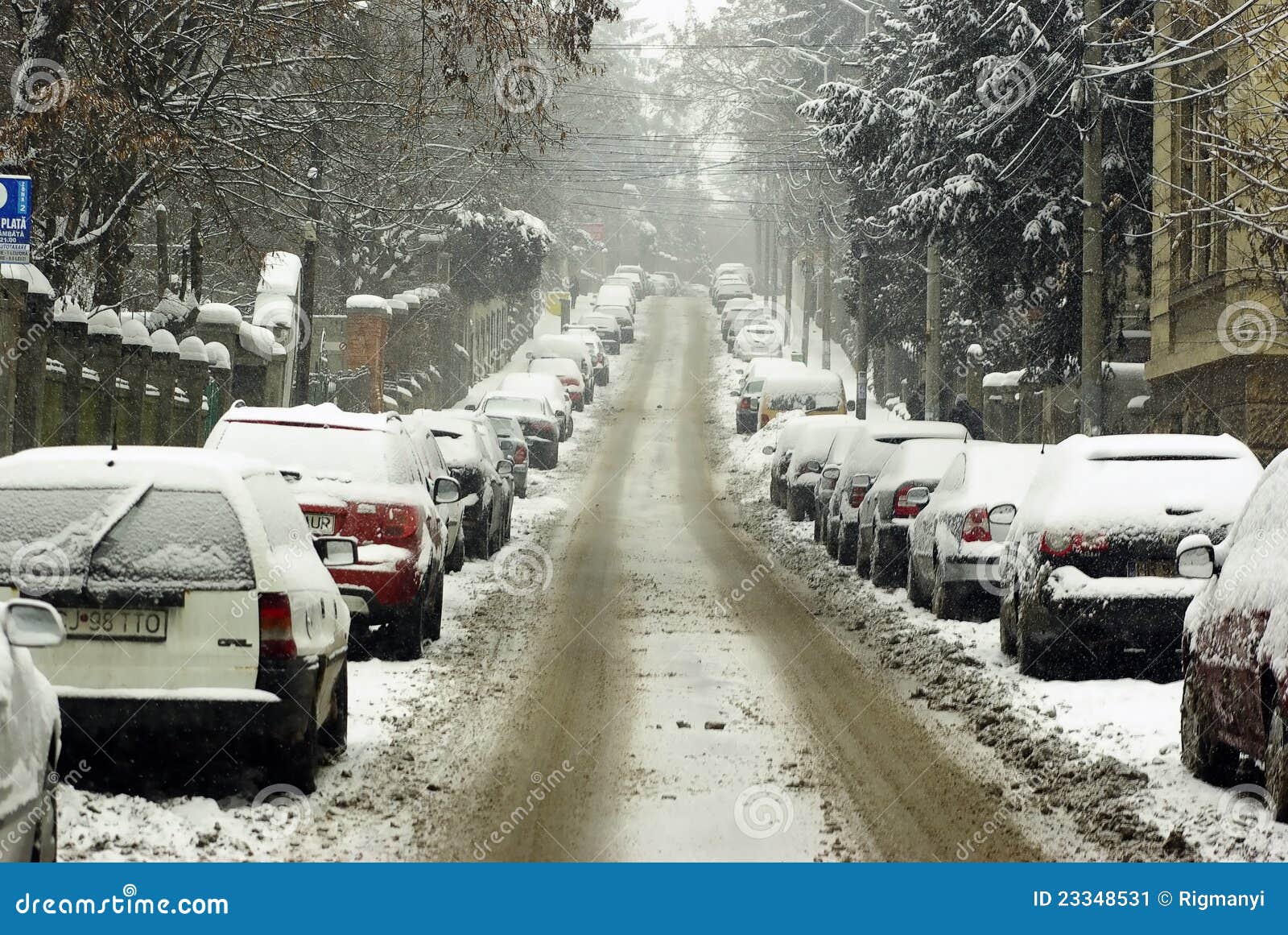 Extreme winter in Europe editorial photo. Image of anomalies - 23348531