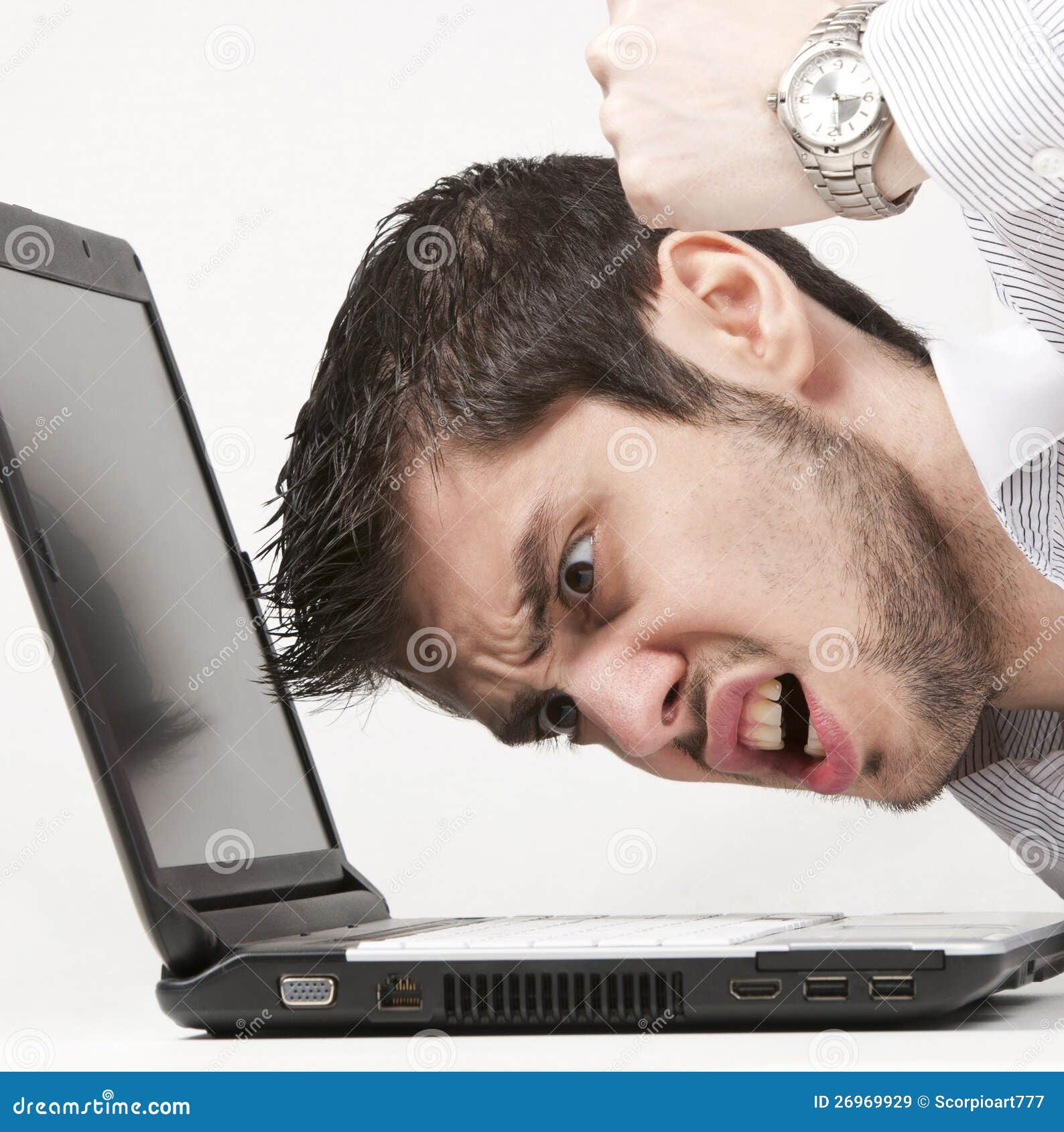Extremely Angry Businessman Stock Image - Image of aggressive ...