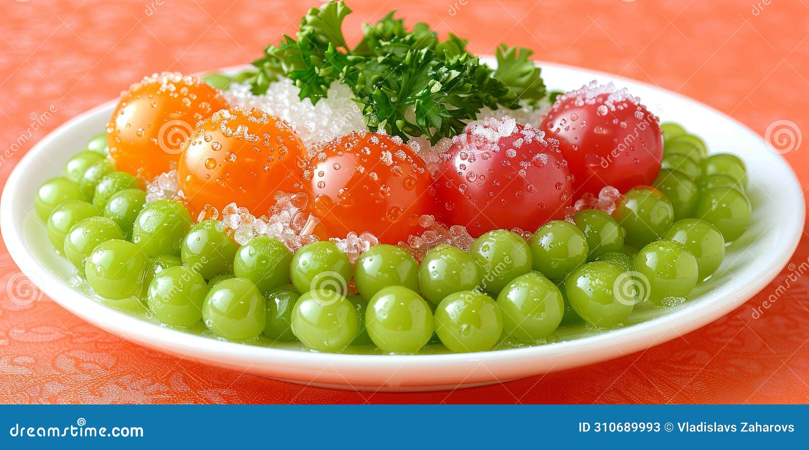 An Extremely Close Picture of a Drop of Syrup on the Fruit, Where Each ...