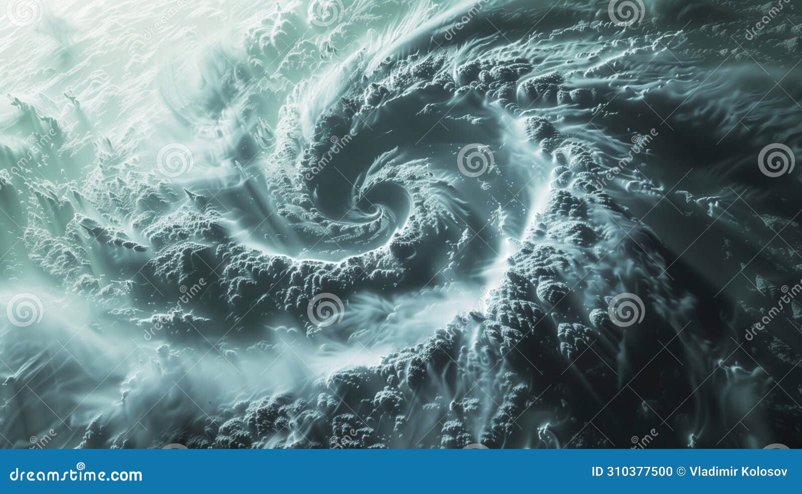 Extremely Close Look Of Huge Ocean Wave. AI Generated Stock Image ...